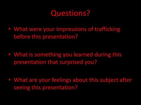 Sex Trafficking PPT