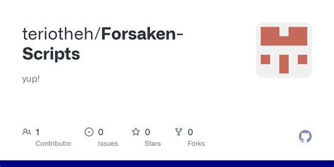 GitHub Teriotheh Forsaken Scripts Yup