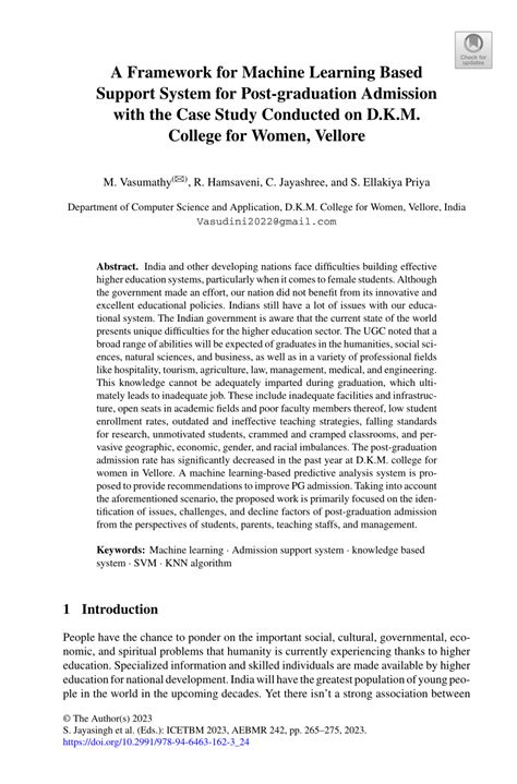 Pdf A Framework For Machine Learning Based Support System For Post
