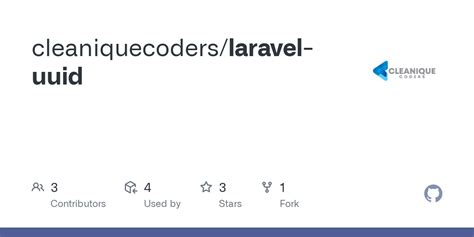 GitHub Cleaniquecoders Laravel Uuid