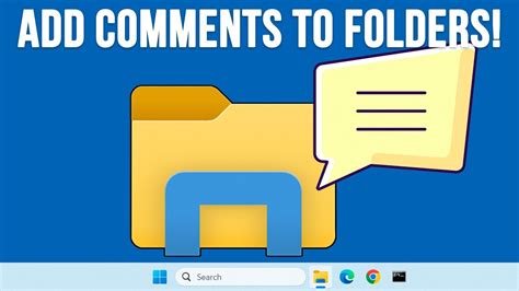 How To Easily Add Comments To Folders In Windows File Explorer Youtube