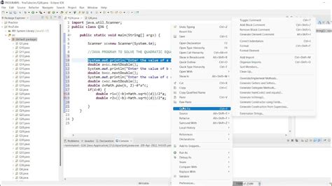 36 Java Program To Solve Quadratic Equation Java Program To Find All Roots Of Quadratic