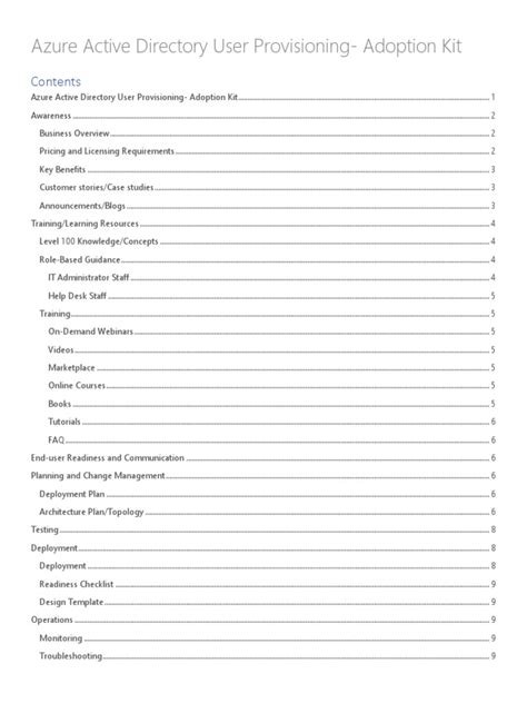a comprehensive guide to planning and implementing azure active