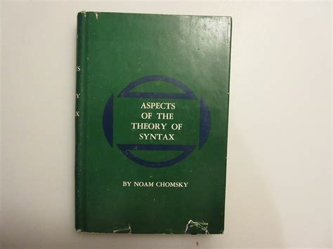 Amazon Aspects Of The Theory Of Syntax Chomsky Noam Words And Language