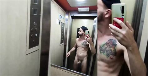 Naked Inside The Lift And Jerk Off Gay Porn E XHamster