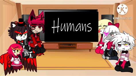 Gacha Hazbin Hotel React To Alastor Bad Eng My Auhazbin Hotel Oc Gacha