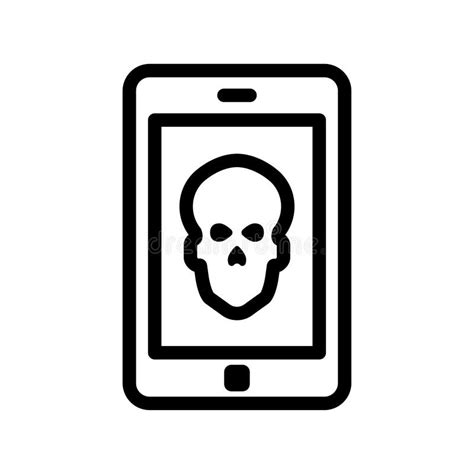 Mobile Virus Icon Stock Vector Illustration Of Vector 365647102