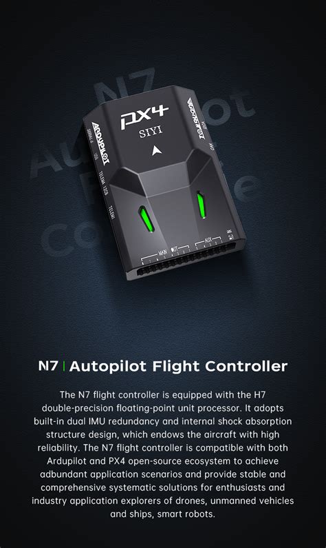 Siyi N7 Autopilot Flight Controller Compatible With Ardupilot And Px4 Ecosystem M9n Gps And 2 To