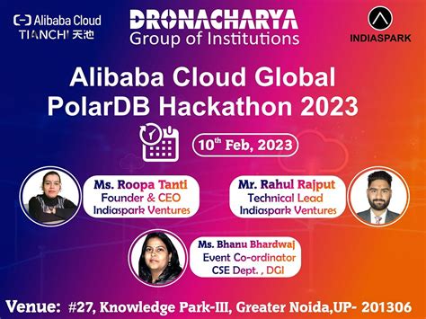 Alibaba Cloud Polardb Global Hackathon 2023 By Dronacharya Group Of Institutions Medium