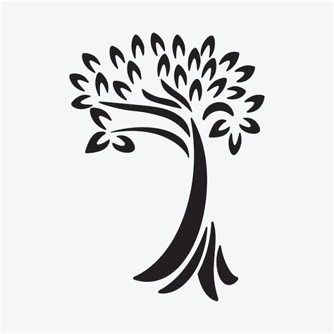 Premium Vector Minimal Design Tree Vector