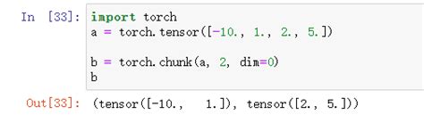 Pytorch每日一学30torchchunk将一个tensor分为指定数量的块tensorchunk Csdn博客
