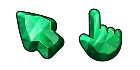 Materials Emerald Cursor Custom Cursor