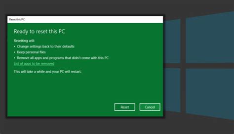 Latest Windows Update Breaks Reset This PC Feature How To Remove It