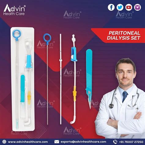 Advin Peritoneal Dialysis Catheter For Hospital Size Regular At Rs