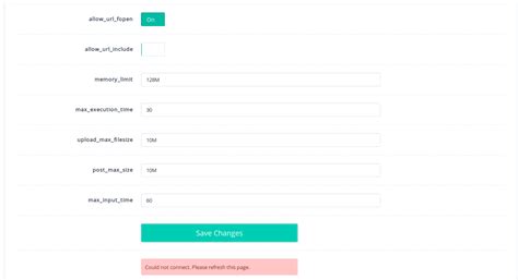 Error Could Not Connect Please Refresh This Page Bug Report