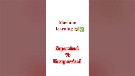 Supervised vs Unsupervised Learning: Key Differences Explained - YouTube