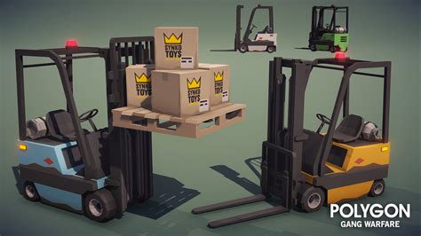 POLYGON Gang Warfare Low Poly D Art By Synty