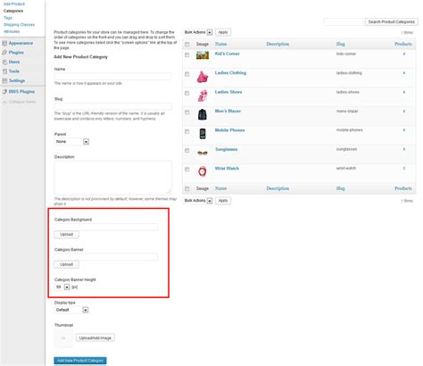 Custom Background And Banner For Woocommerce By Wpproducts Codecanyon
