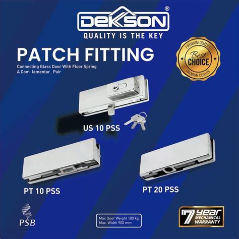Jual Patch Fitting Dekkson Pt 10 Pt 20 Us 10 Silinder Dekkson Komplit Set Jakarta Timur