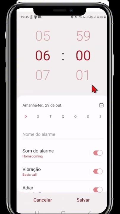 aprenda a programar o despertador do seu celular celular shorts youtube