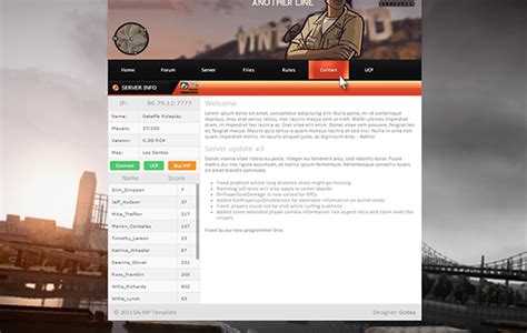 SA MP Template Behance