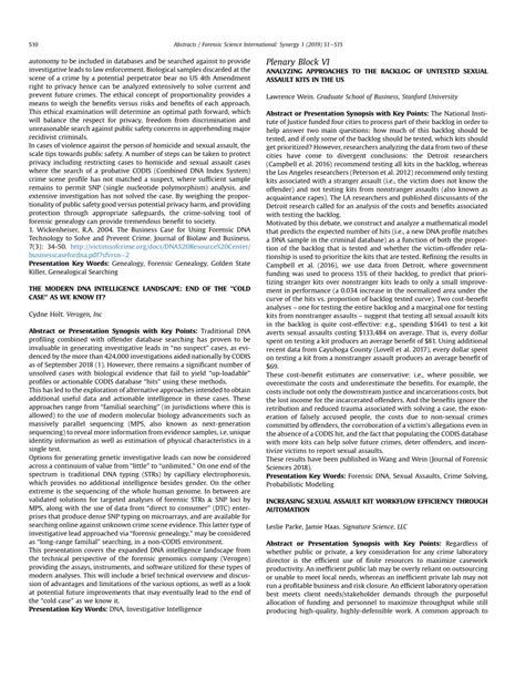PDF Increasing Sexual Assault Kit Workflow Efficiency Through Automation