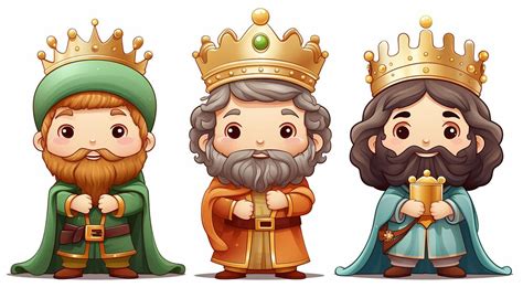 Premium Photo Cute Chibi The 3 Wise Men