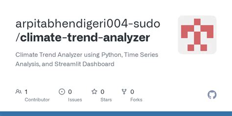 Github Arpitabhendigeri004 Sudoclimate Trend Analyzer Climate Trend
