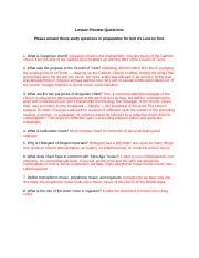 Unit 4 Lesson Review Questions Docx Lesson Review Questions Please Answer These Study