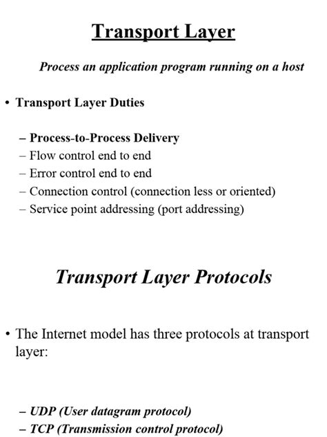 Transport Layer Introduction Pdf Port Computer Networking Internet Protocols