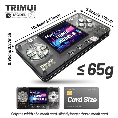 Red Trimui Model S 2 0inch Screen Slightly Retro Video Game Console 10 Simulators Pocketable