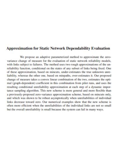 Free 10 Dependability Evaluation Samples In Pdf Doc