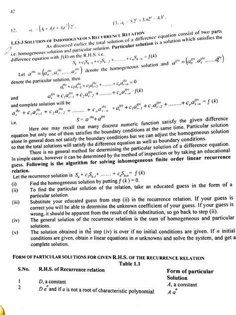 pi of recurrence relation pdf