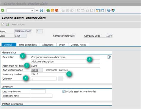 As01 Create Asset Master Sapsharks