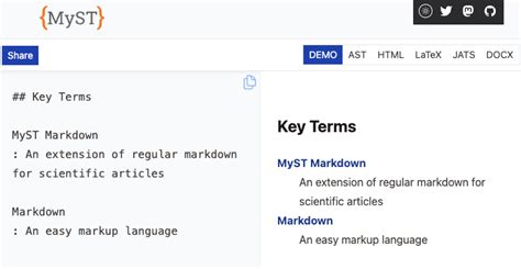 myst markdown myst tools fosstodon