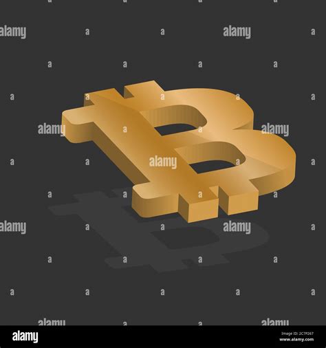 Letter B, Bitcoin symbol, digital currency symbol 3D vector ...
