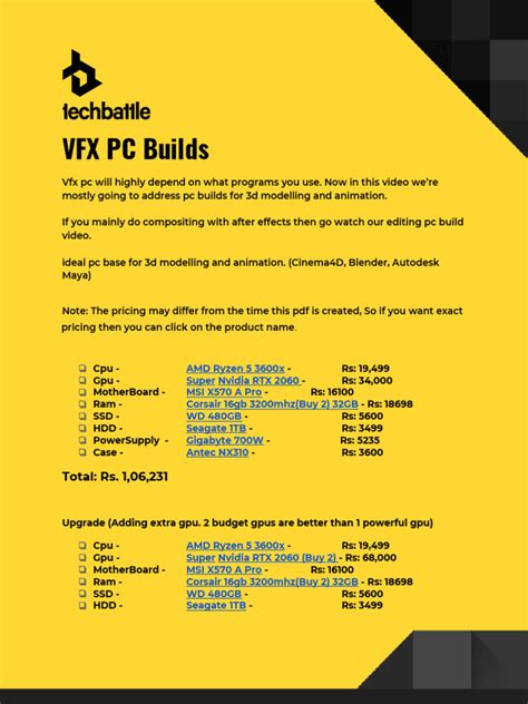 vfx pc build pdf graphics processing unit intel