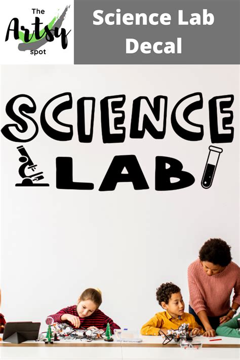 Science Lab Decal Science Teacher Decal Science Classroom Decor The