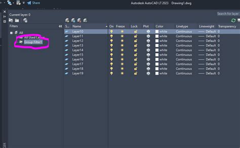 Solved Cannot Drag Layers Into The Layer Group Filter Autodesk Community