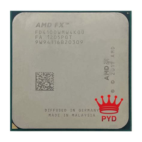 ซ็อกเก็ตโปรเซสเซอร์ Cpu Amd Fx Series Fx4100 Fx 4100 Fx 4100 3 6 Ghz Quad Core Fd4100wmw4kgu Am3