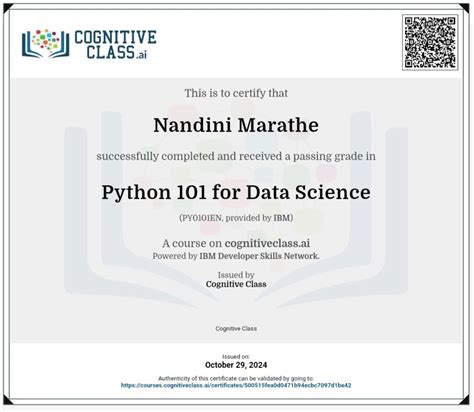 nandini marathe on linkedin datascience python ibm