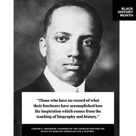Black History Month Spotlight Carter G Woodson Education