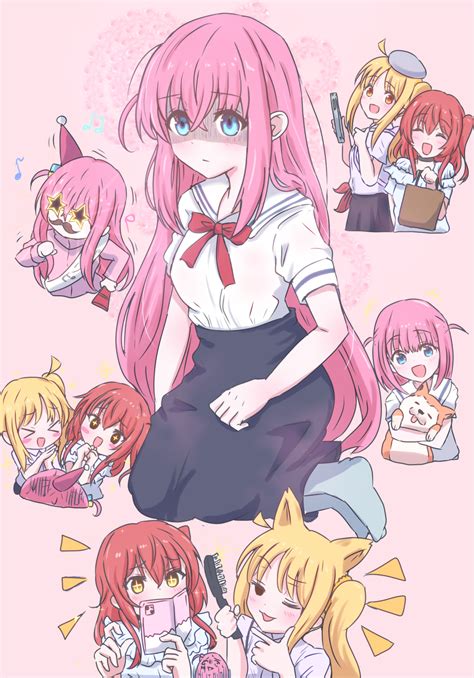 Gotou Hitori Kita Ikuyo Ijichi Nijika Gotou Futari And Jimihen