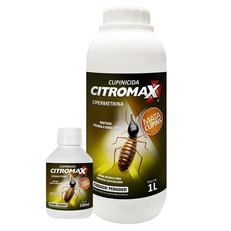 Cupinicida Inseticida Citromax Ciper Combate De Cupis 1 Litro Madeiramadeira