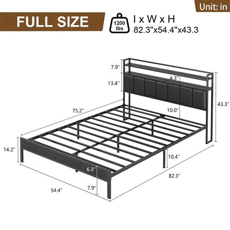 Full Size Bed Frame Dimensions Tarva Bed Frame Pineluröy Full