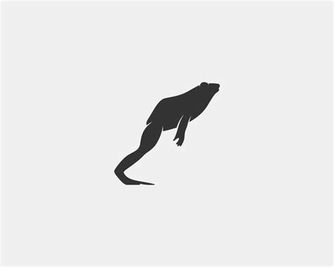 Frog Vector Silhouette 11542466 Vector Art At Vecteezy