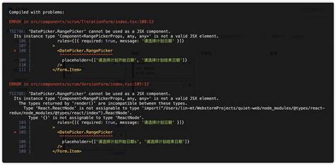 Ts2786 Datepickerrangepicker Cannot Be Used As A Jsx Component · Issue 1855 · Arco Design