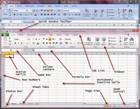 Bagian Bagian Microsoft Excel Dan Fungsinya Serta Kegunaannya Images