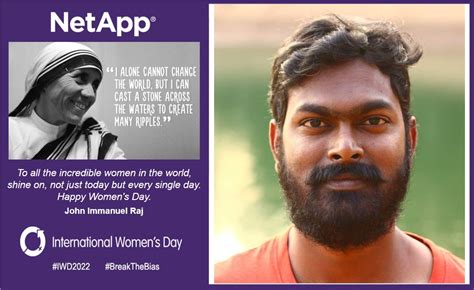 John Immanuel On Linkedin Breakthebias Iwd2022 Netapp