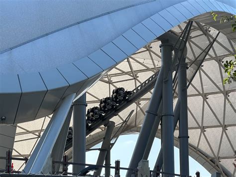 Tron Lightcycle Run Testing With Dummies As Construction Continues On Walkways Disney By Mark